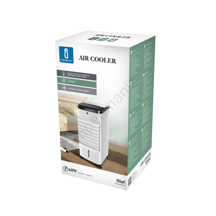 Aigostar - Airconditioner 60W/230V wit/zwart + afstandsbediening ...
