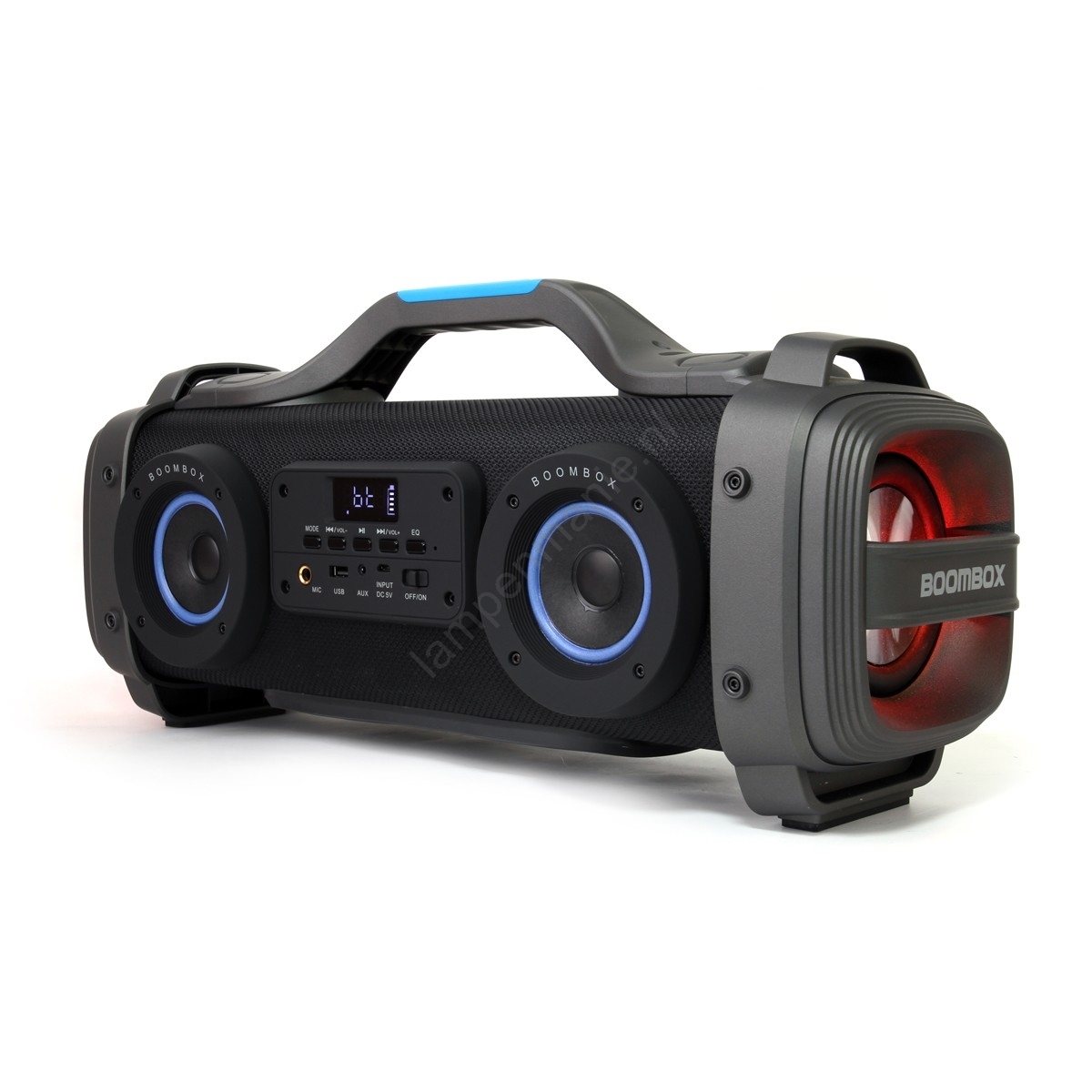 Boombox met twee subwoofers en equalizer 51W / Bluetooth / LED RGB ...