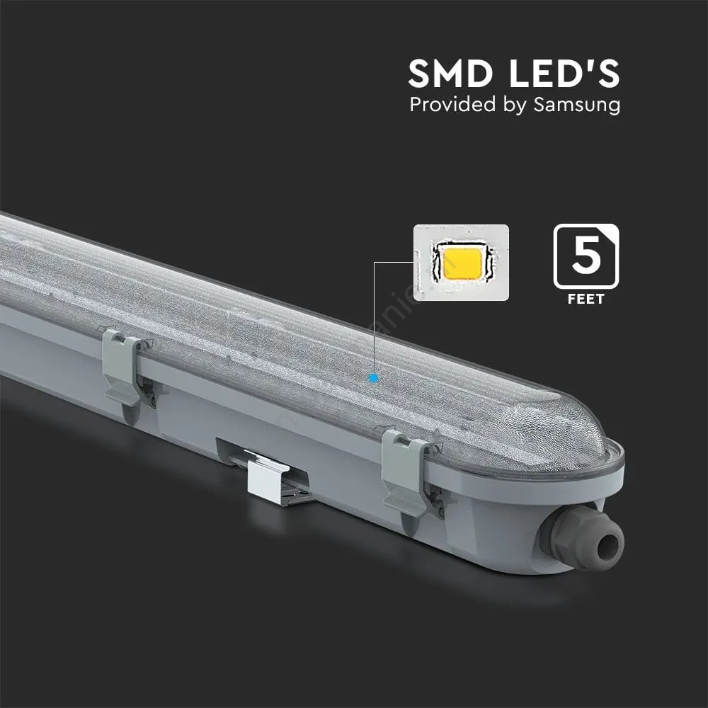 LED Heavy-duty TL-lamp M-SERIES LED/48W/230V 4000K 150cm IP65 | Lampenmanie