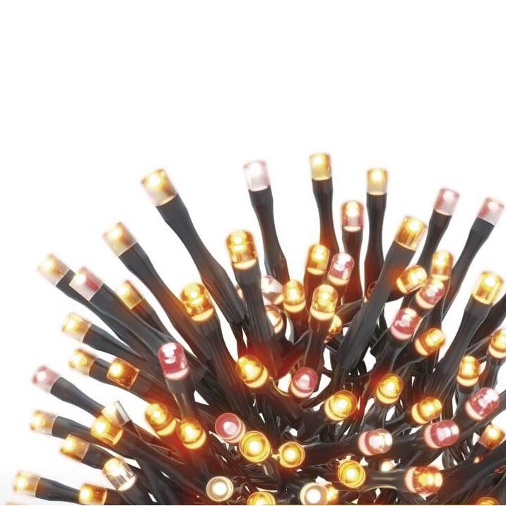 LED Kerst Lichtketting voor Buiten 120xLED/2 functies 17m IP44 warm wit ...