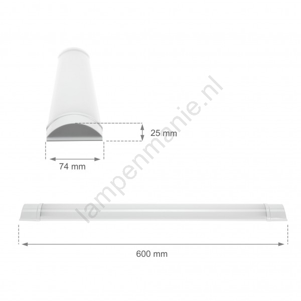 LED Onder keukenkast verlichting VIGA LED/18W/230V 3000K wit | Lampenmanie