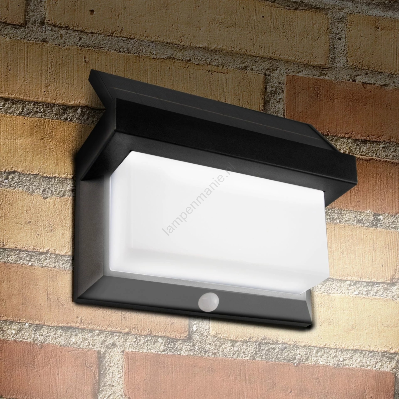 LED Solar wandlamp met sensor TONY LED/3,7V IP44 | Lampenmanie
