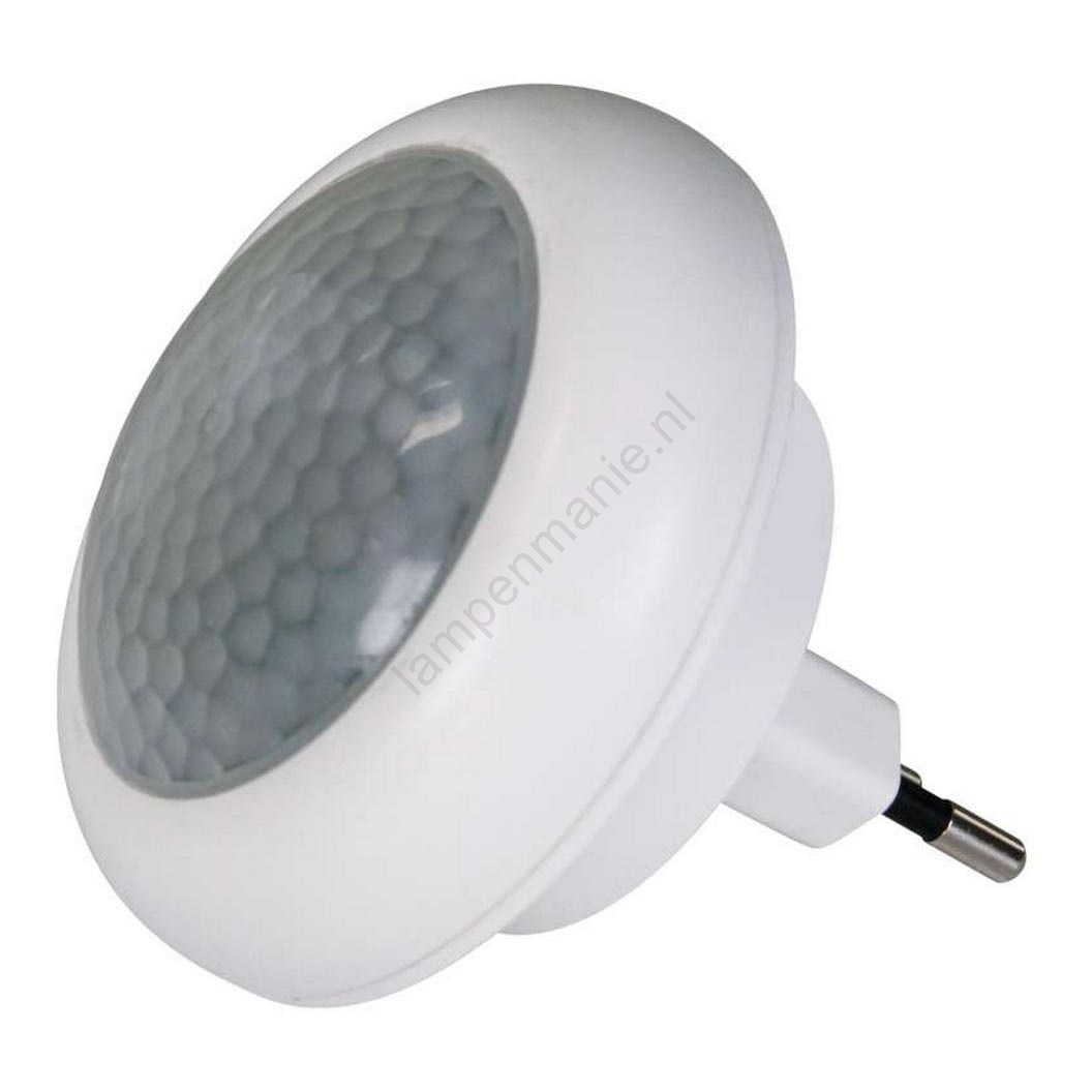 LED Stekkerlamp met sensor 8xLED/0,5W/230V | Lampenmanie