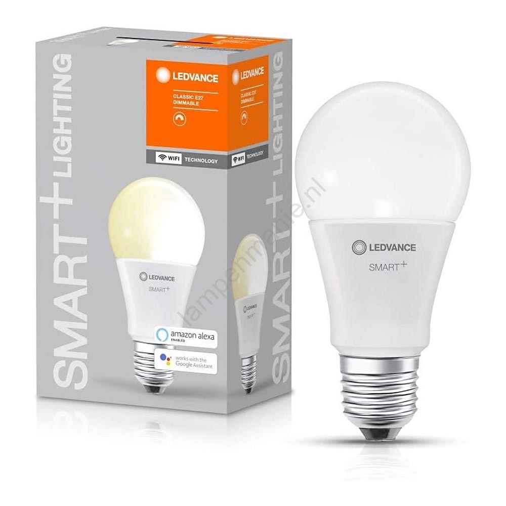 Ledvance - LED Lamp dimbaar SMART + E27 / 9W / 230V 2.700K Wi-Fi ...