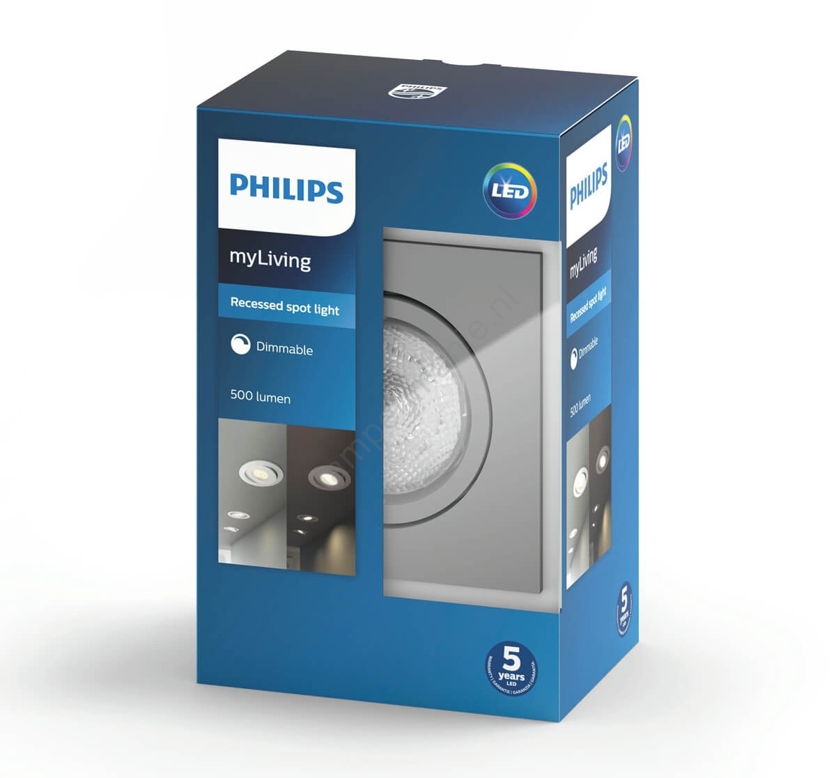 Philips - LED Inbouwspot dimbaar CASEMENT 1xLED/4,5W/230V | Lampenmanie