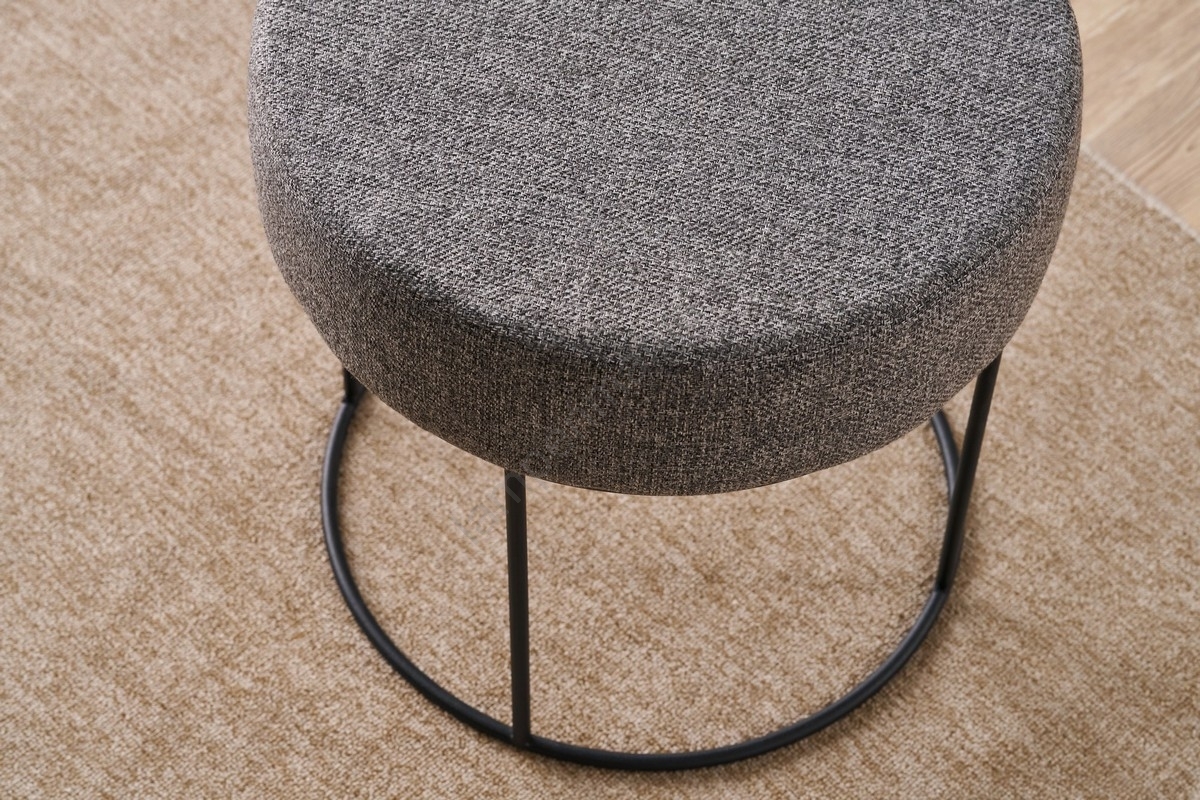 Poef RELO Ø 40 cm antraciet | Lampenmanie