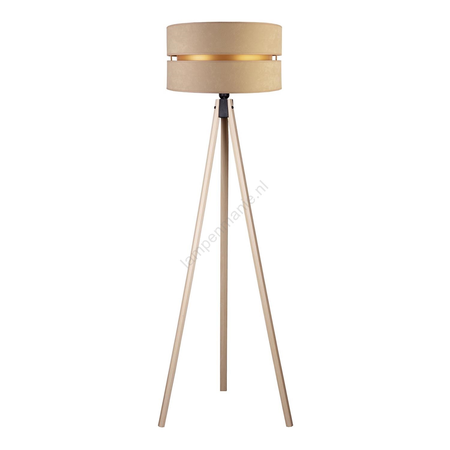 Vloerlamp DUO 1xE27/60W/230V beige | Lampenmanie