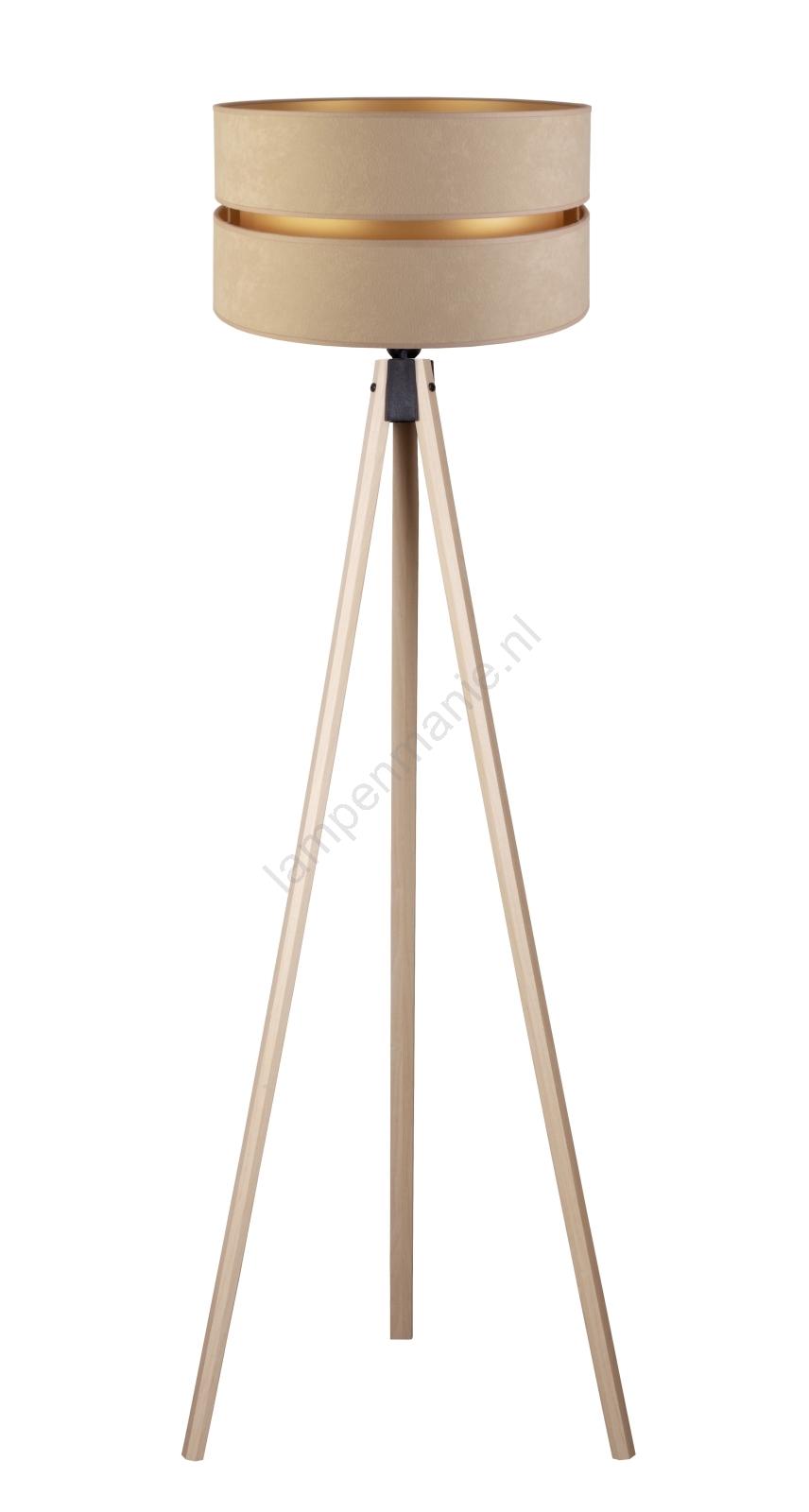 Vloerlamp DUO 1xE27/60W/230V beige | Lampenmanie