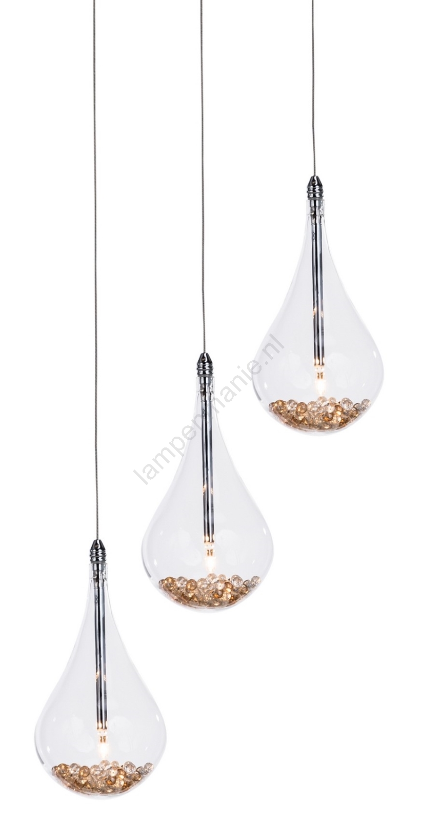 Zuma Line P0226-03B-F4RK - Hanglamp aan een koord PERLE 3xG4/1,5W/230V ...